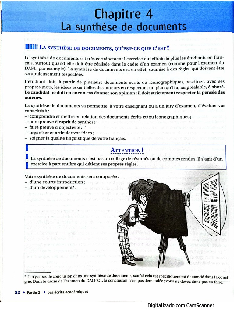 Synthèse de Documents - PE - C1 - C2 | PDF