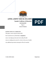 A'Level New Curriculum Sample Items For Geography Paper 250, p250 - 2 ...