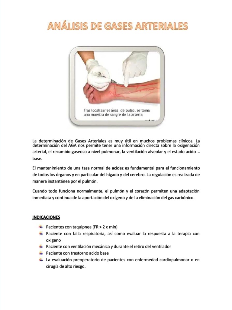 PDF Analisis de Gases Arteriales - Compress | PDF | Causas de la muerte ...