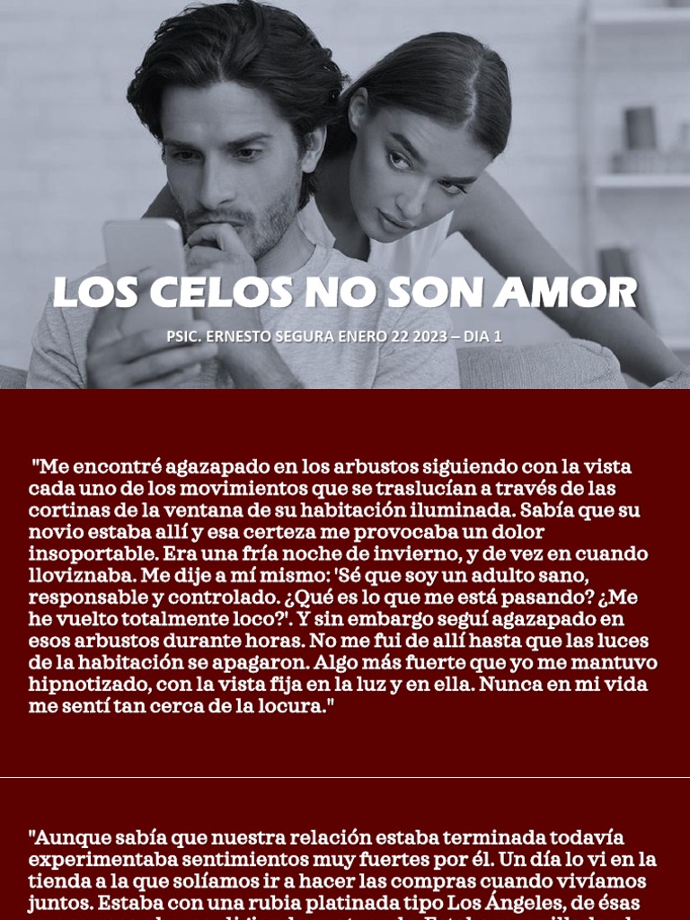 Los Celos No Son Amor | PDF | Yo | Amor