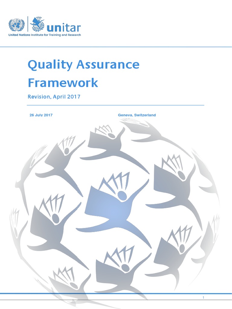 Quality Assurance Framework Revised April 2017 With Annexes | PDF ...