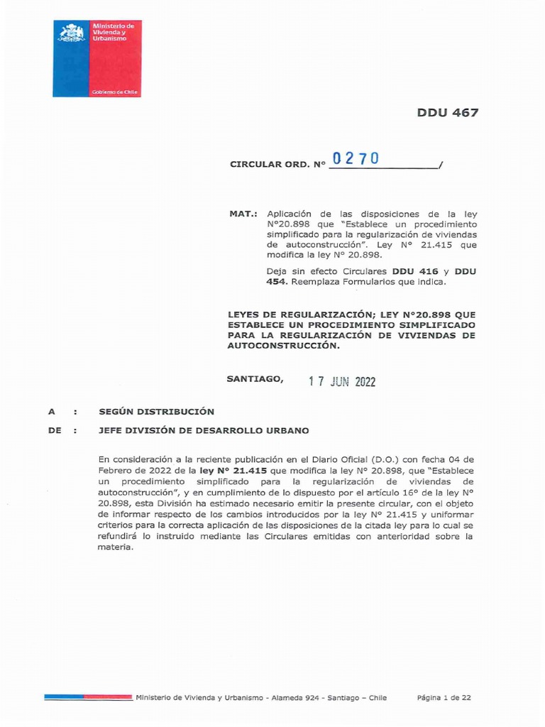 Ddu - 467 | PDF | Santiago | Ventilación (Arquitectura)