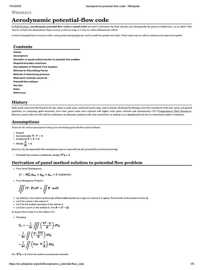 WIKI Panel Method 1 3 | PDF
