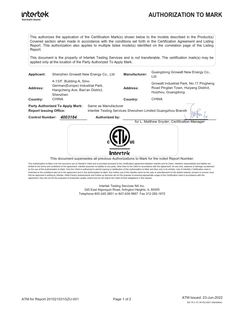 Min 7600-11400TL Xh-Us Ul1747 Sa | PDF | Distributed Generation | Power ...