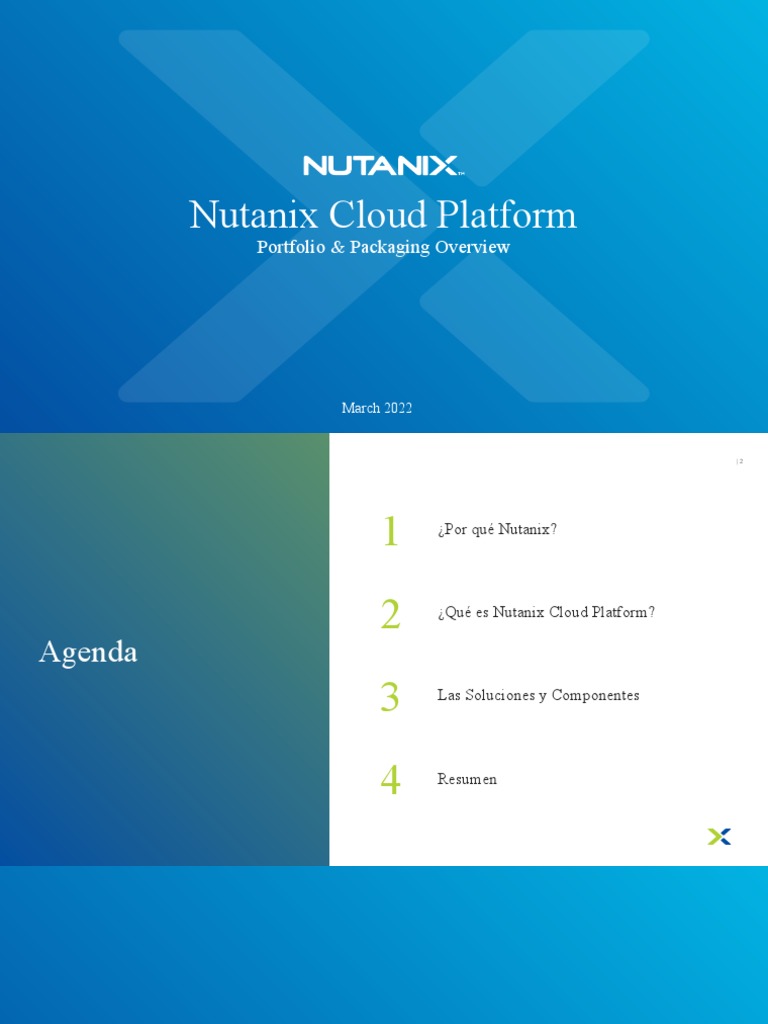 Nutanix Cloud Platform Portfolio Español | PDF | Computación en la nube | Informática