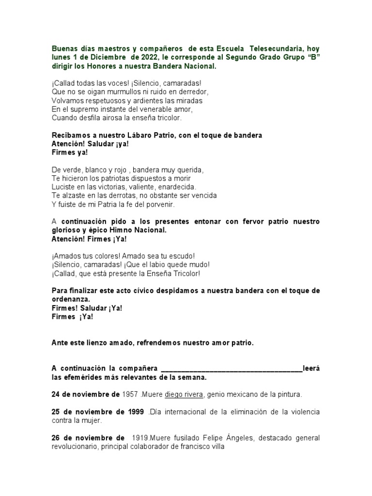 Programa Civico Diciembre | PDF | México