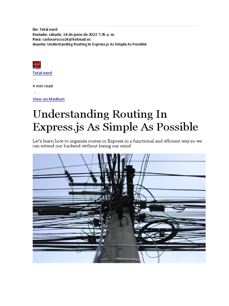 ROUTING in EXPRESS-js | PDF