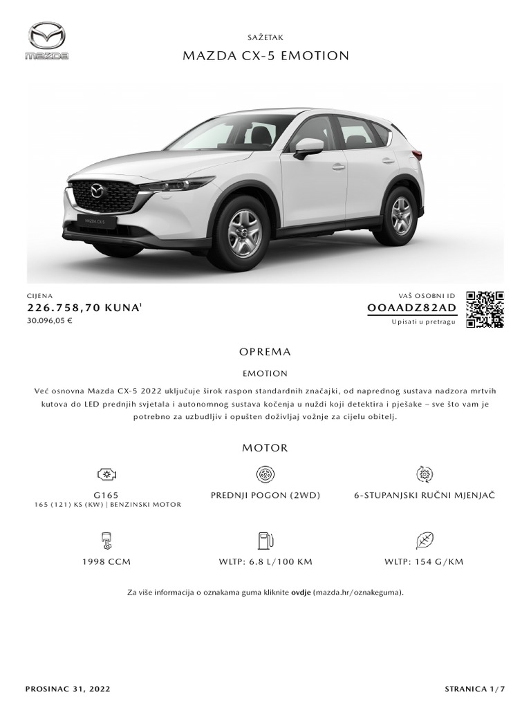 Mazda Car Configurator | PDF
