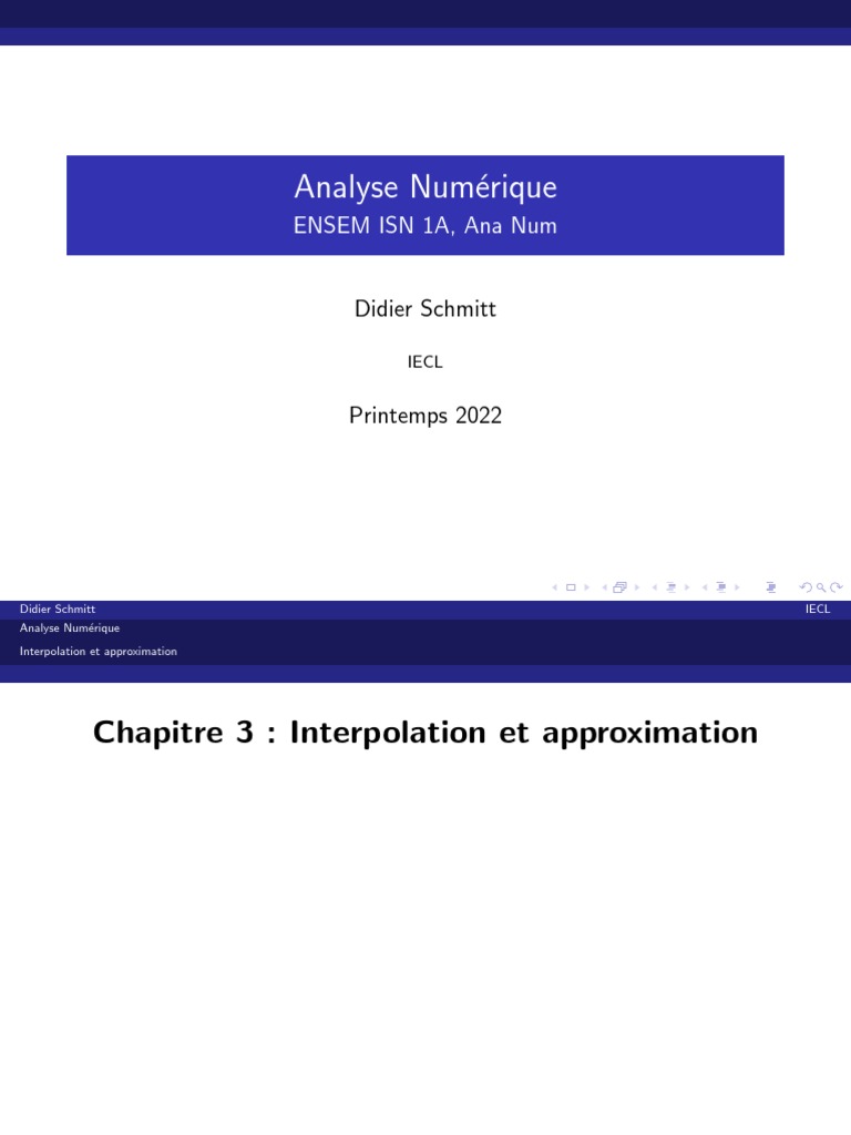 Algorithme de Horner en Analyse Numérique | PDF | Interpolation ...