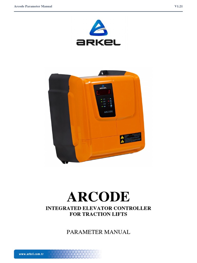 Arcode Parameter Manual.V121.en | PDF | Elevator | Switch