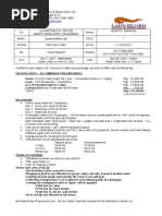 Shercon Resort Rates | PDF | Meal | Lunch