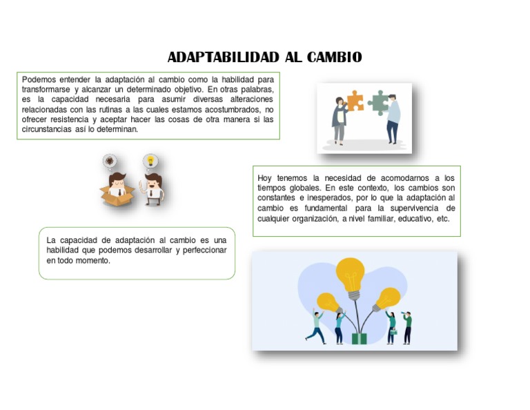 Adaptación al Cambio: Clave del Éxito | PDF