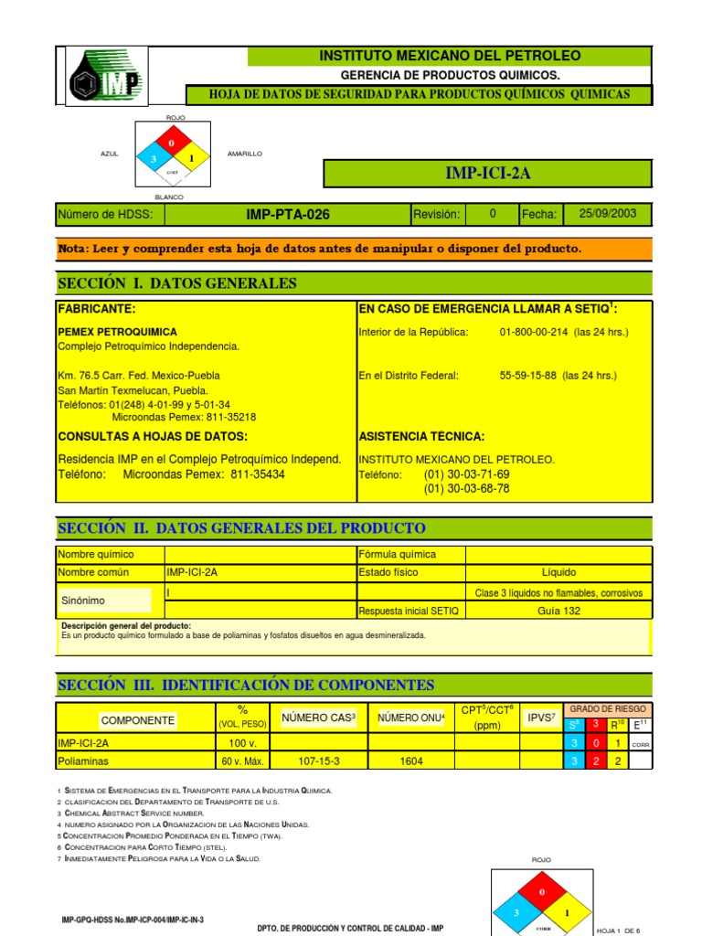 Inhibidor de Corrosion Imp-Ici-2a | PDF | Agua | Combustión