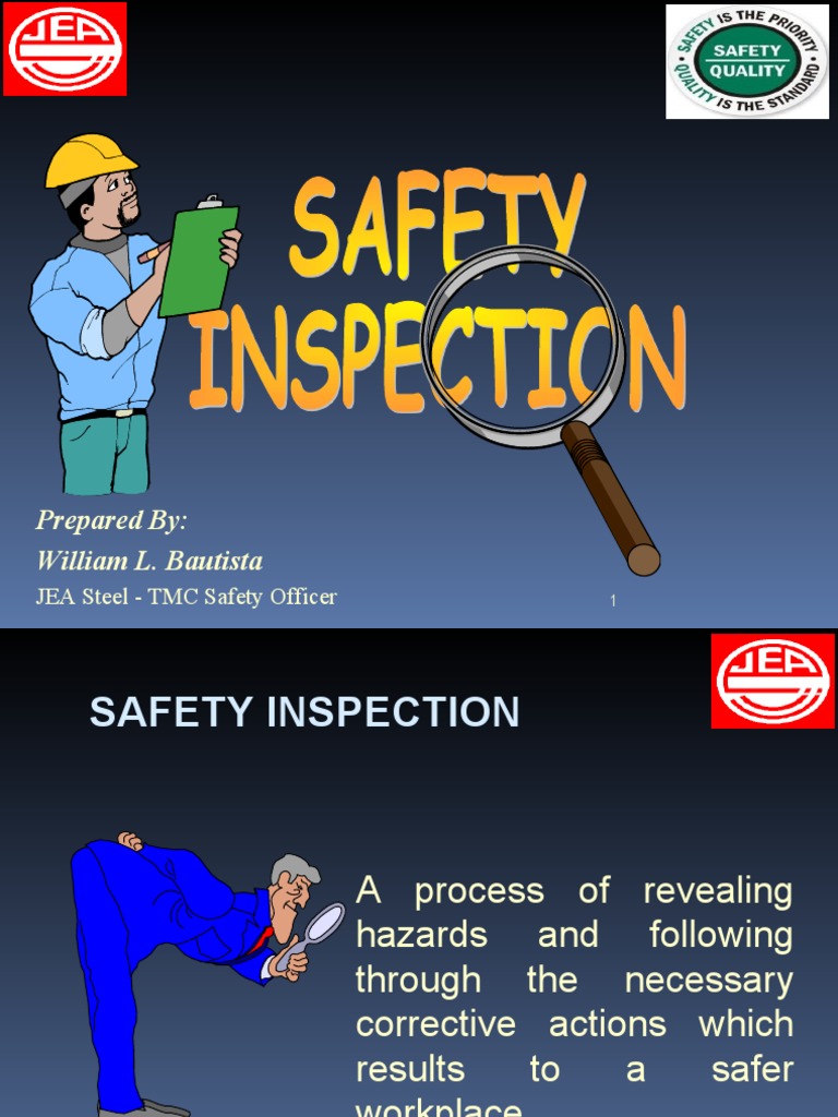 Safety Inspection | PDF | Safety | Personal Protective Equipment