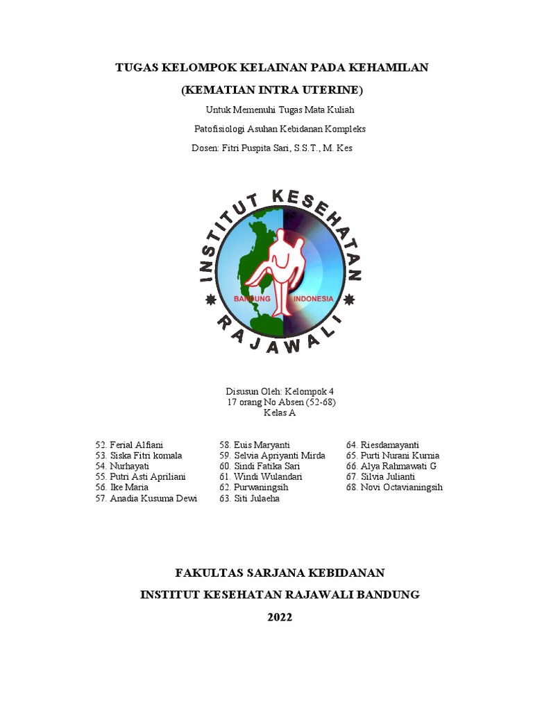 Tugas Patofisiologi Iufd | PDF