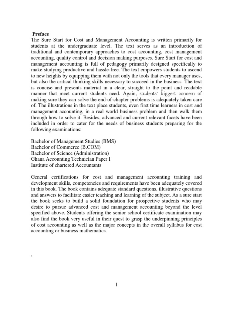 Costing Book Edsam-1 | PDF | Cost | Management Accounting