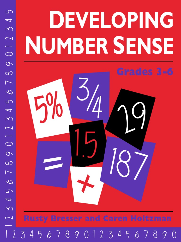Developing Number Sense, Grades 3-6 | PDF | Teachers | Thought
