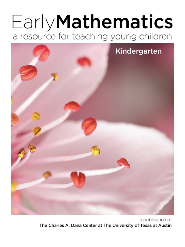Noyce Early Math Kindergarten Book - The Charles A. Dana Center ...