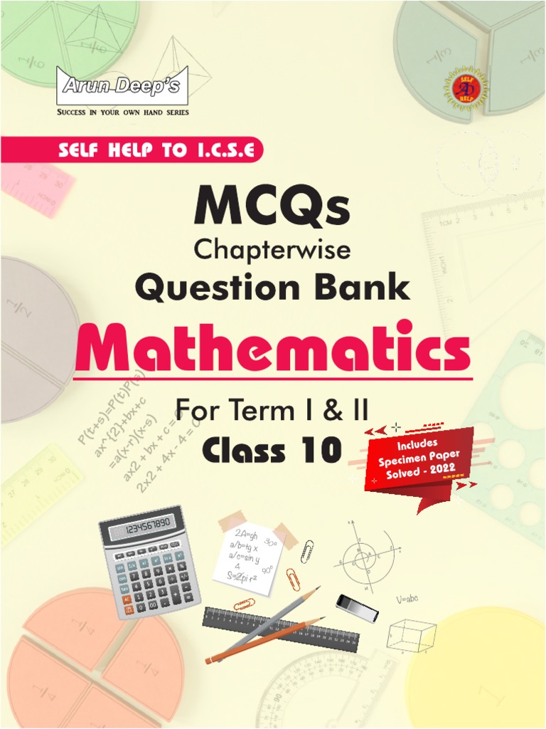ICSE Class 10 Maths MCQs with Solutions | PDF | Value Added Tax | Taxes