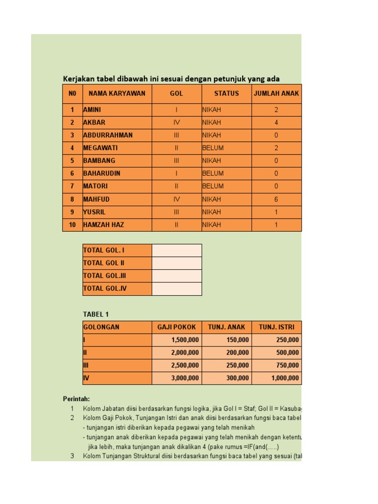 3-2-File Latihan Pertemuan 3 (2) Excel | PDF