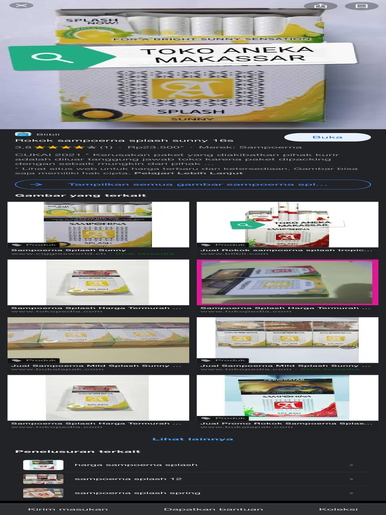 Sampoerna Splash: Rokok Rasa Semangka & Lemon | PDF