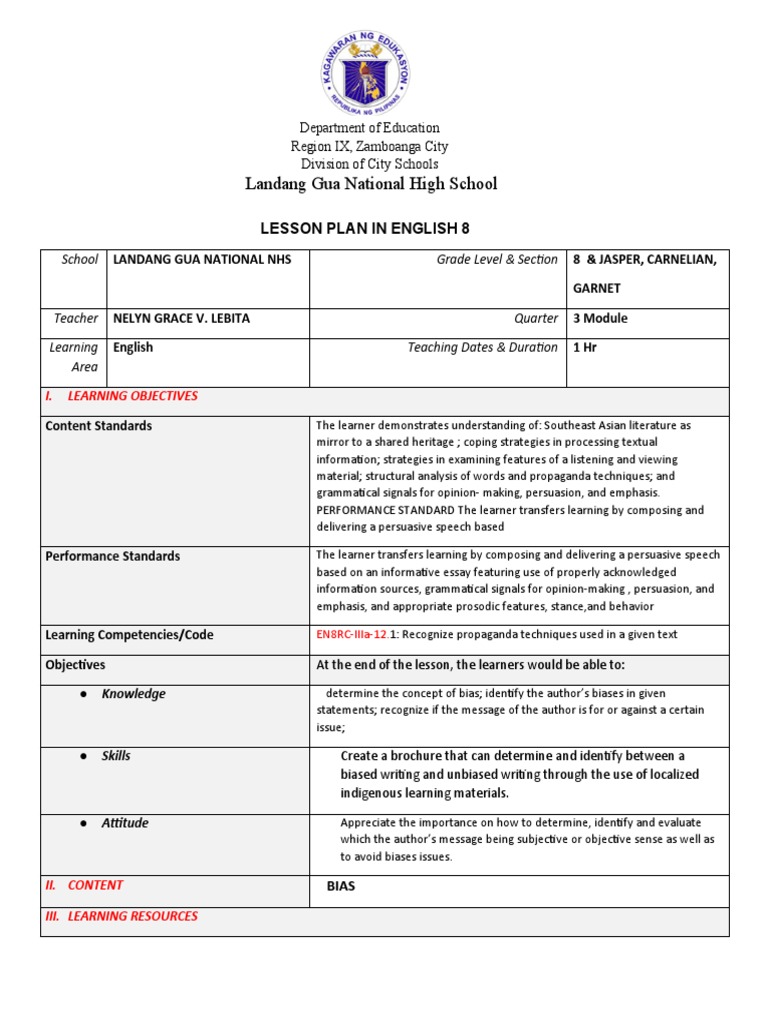 Analyzing Bias in Written Texts | PDF | Bias | Learning