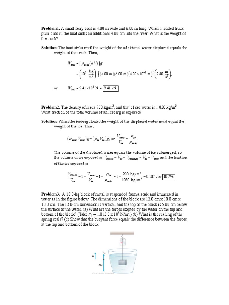 Fluids | PDF | Buoyancy | Density