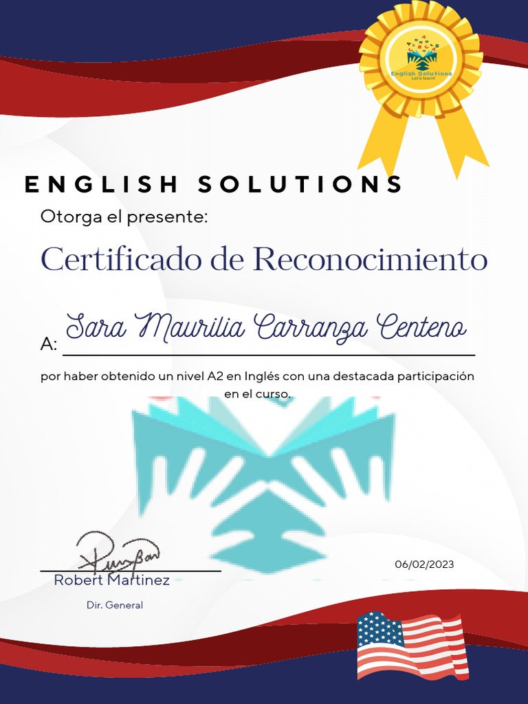 Certificado de Reconocimiento Moderno Elegante Blanco | PDF