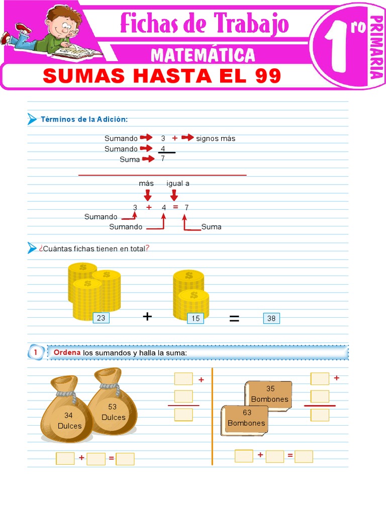 Sumando hasta 99 | PDF