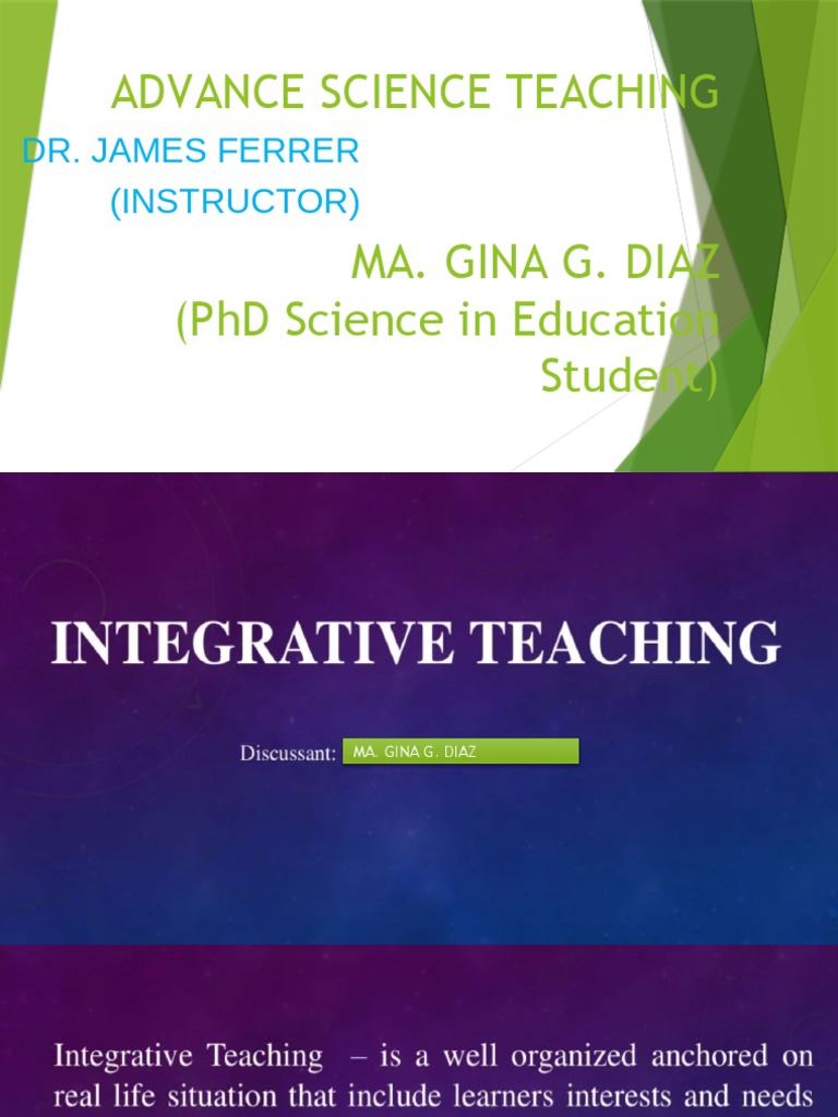 Advance Science Teaching | PDF | Project Based Learning | Learning