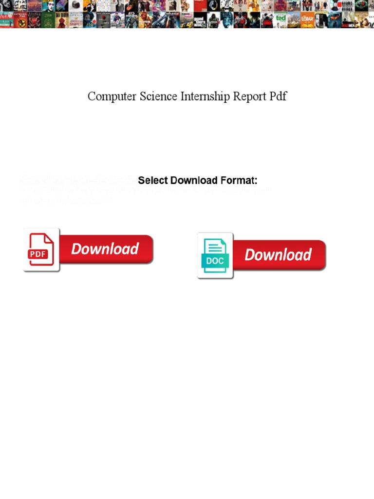 Computer Science Internship Report PDF | PDF | Computer Science | Science Computer Science Internship Report PDF | PDF | Computer Science | Science