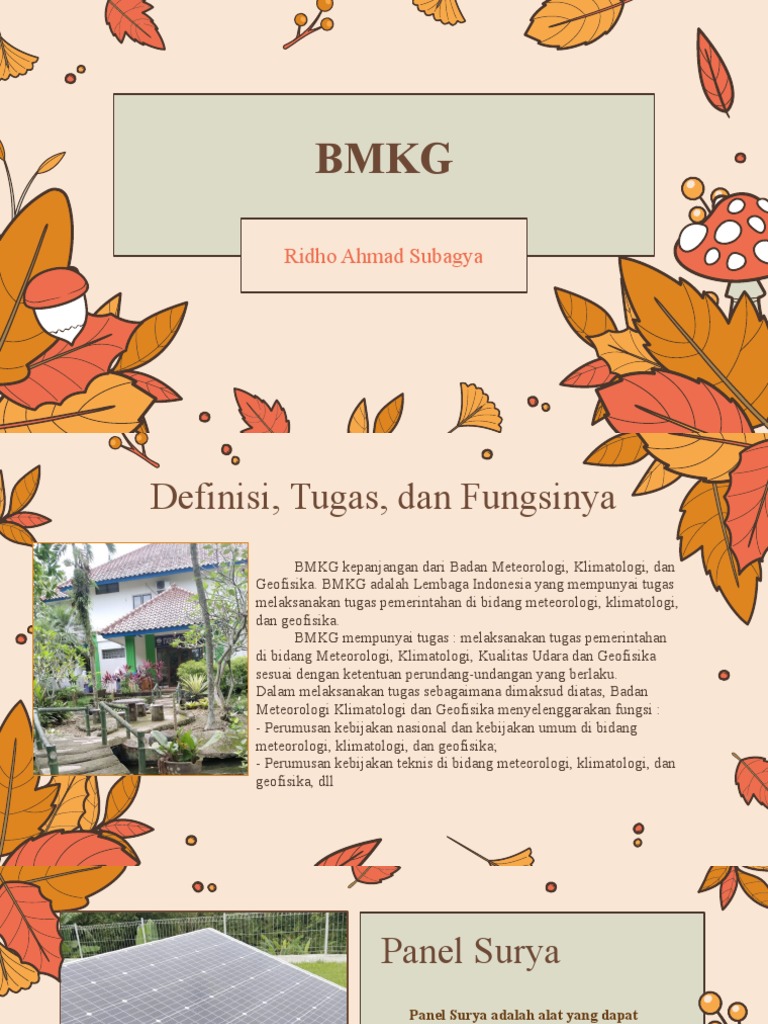 BMKG Ridho Ahmad Subagya | PDF | Teknologi & Rekayasa
