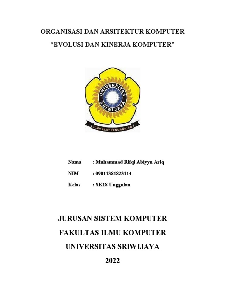 Muhammad Rifqi Abiyyu Ariq-09011381823114-Organisasi Dan Arsitektur ...