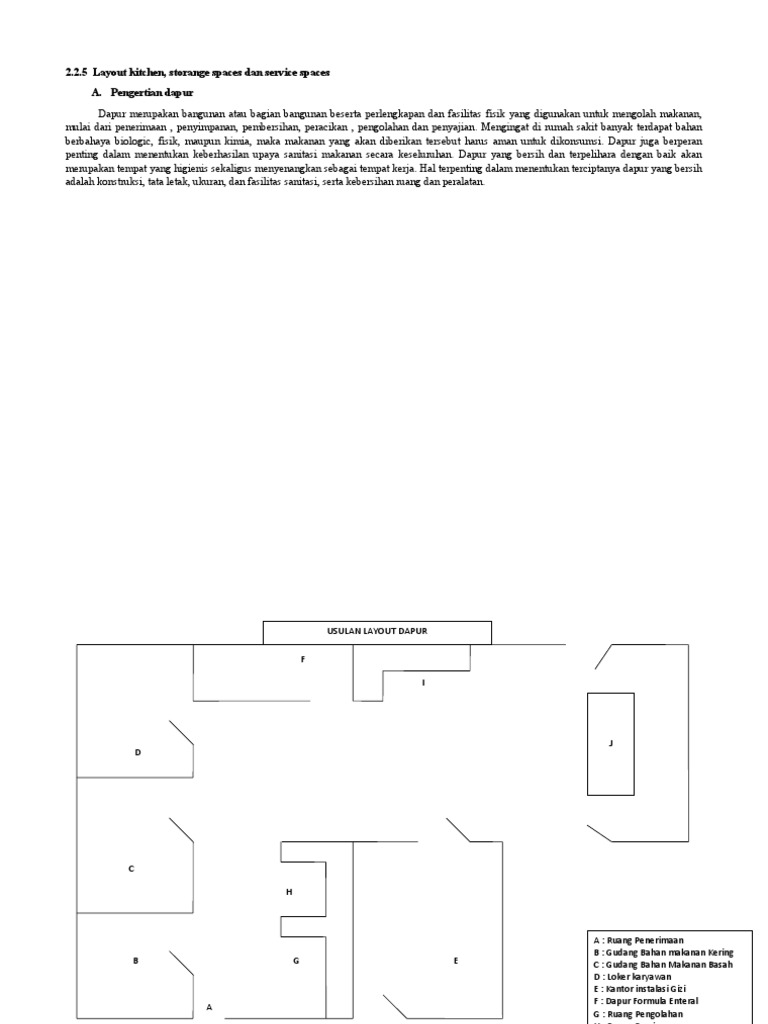 Layout Instalasi Gizi | PDF