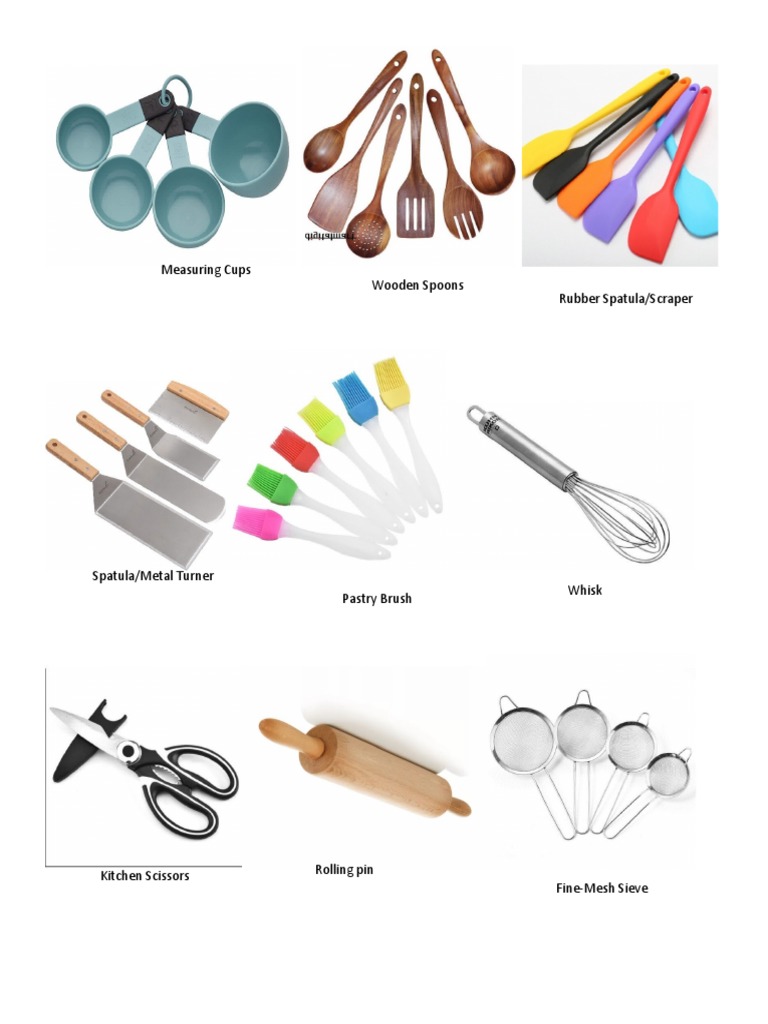 Essential Kitchen Tools List Pdf Cooking Food Wine