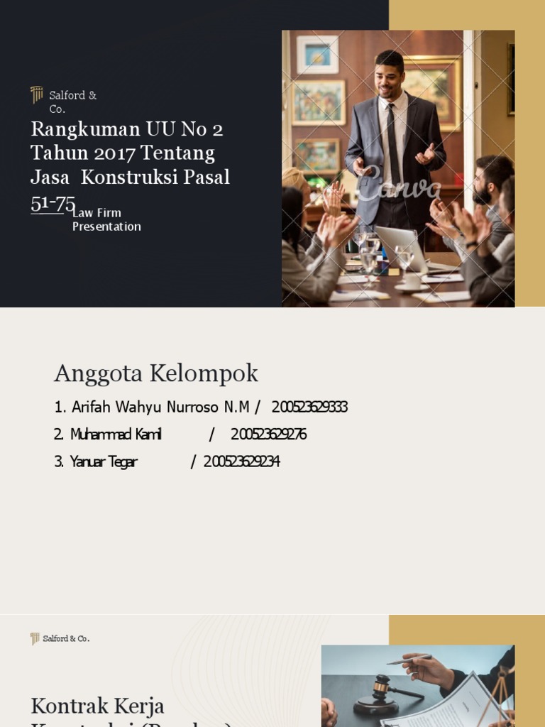 Rangkuman UU Jasa Konstruksi 2017 | PDF | Pengelolaan Keuangan & Uang | Teknologi & Rekayasa