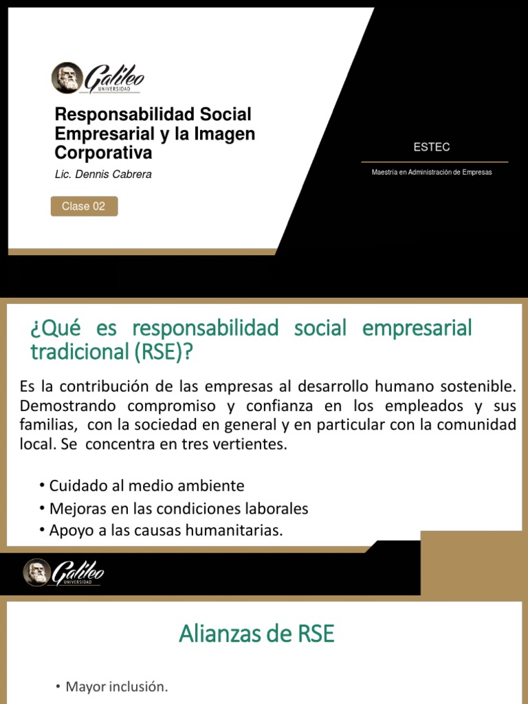 Clase02 RSEIC | PDF | Responsabilidad social corporativa | Economias