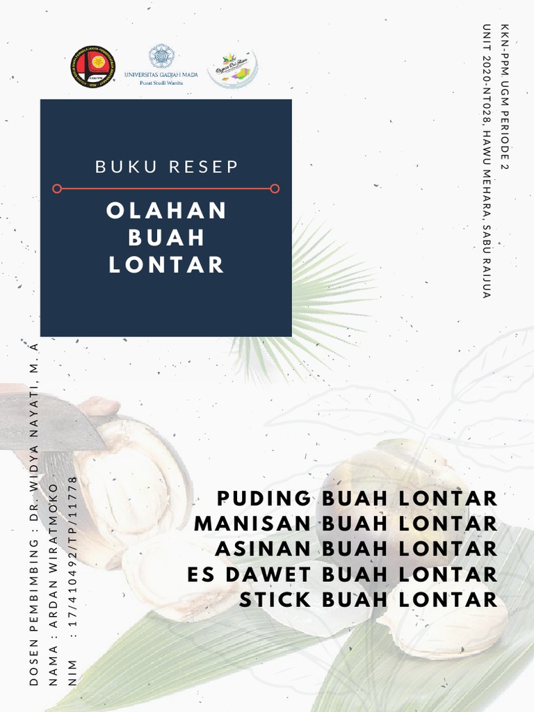 Resep Olahan Lontar Ardan W | PDF