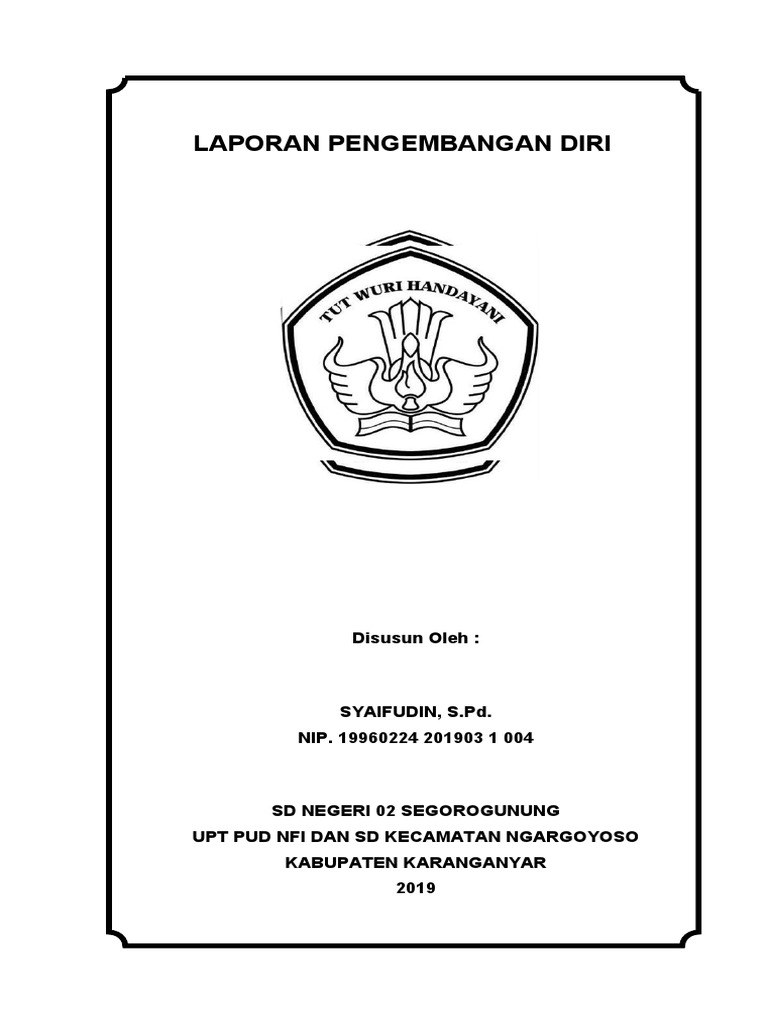 Pengembangan Diri Dupak 2019 Udin Jadi | PDF