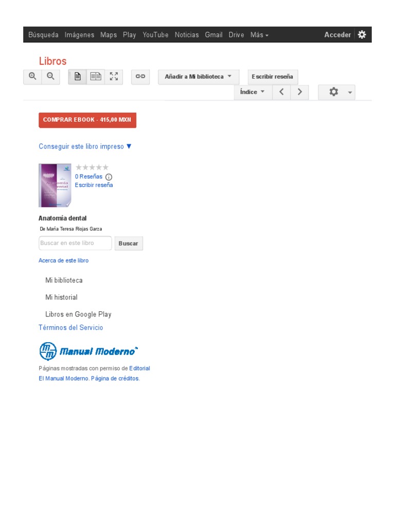 Anatomía Dental - María Teresa Riojas Garza - Google Libros | PDF