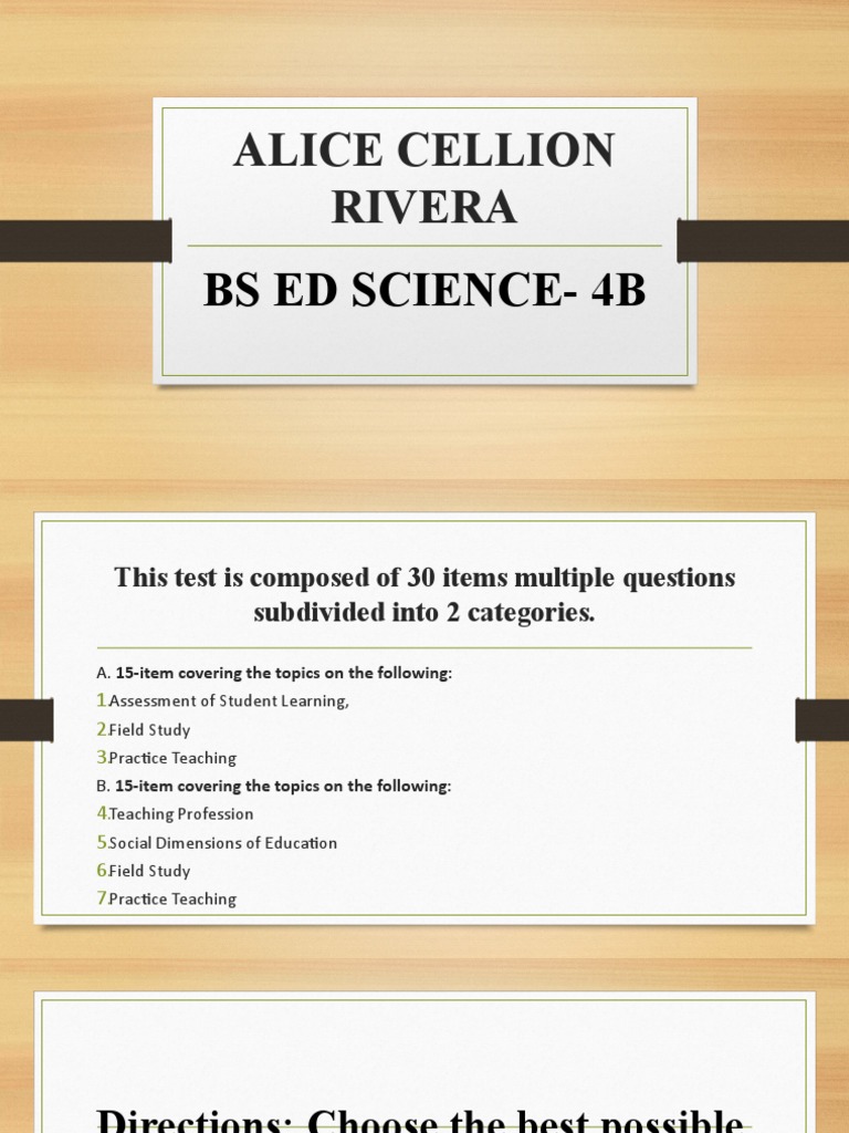 Pit Midterm - Rivera | PDF | Educational Assessment | Teachers
