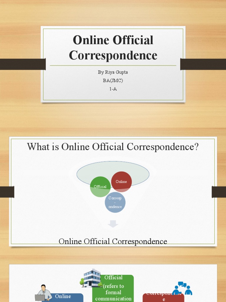 Online Official Correspondence | PDF | Communication | Etiquette