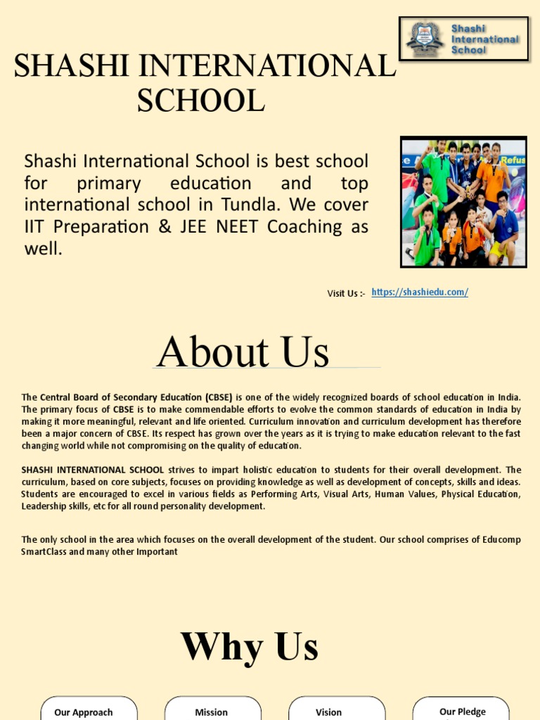 Shashi International School - Best School in Tundla | PDF | Curriculum | Laboratories