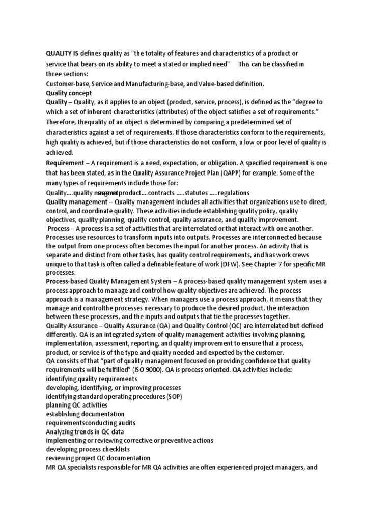 Dimensions of Quality: A Comprehensive Look at the Key Aspects of ...