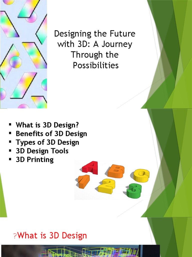 3d Design | PDF | 3 D Modeling | 3 D Computer Graphics