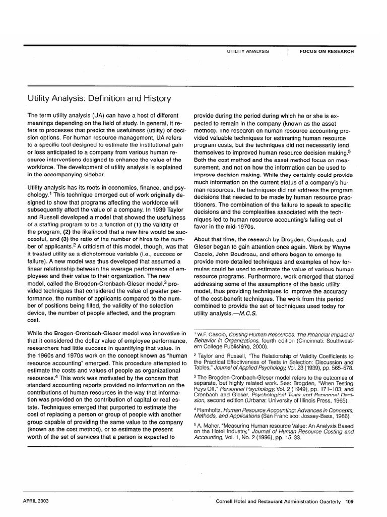 First Page PDF | PDF | Psychology | Utility