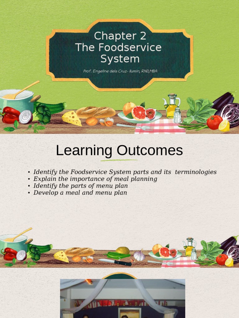 Chapter 2 - The Foodservice Sytem - Meal and Menu Planning | PDF | Menu ...