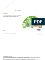 Cambridge Lower Secondary Science 0893 Curriculum Framework | PDF