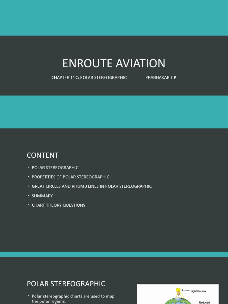 Enroute Aviation Chapter 11 C - Polar | PDF | Latitude | Classical Geometry