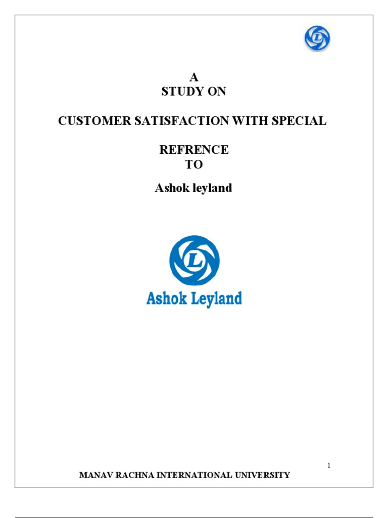 Customer Satisfaction | PDF | Quantitative Research | Survey Methodology